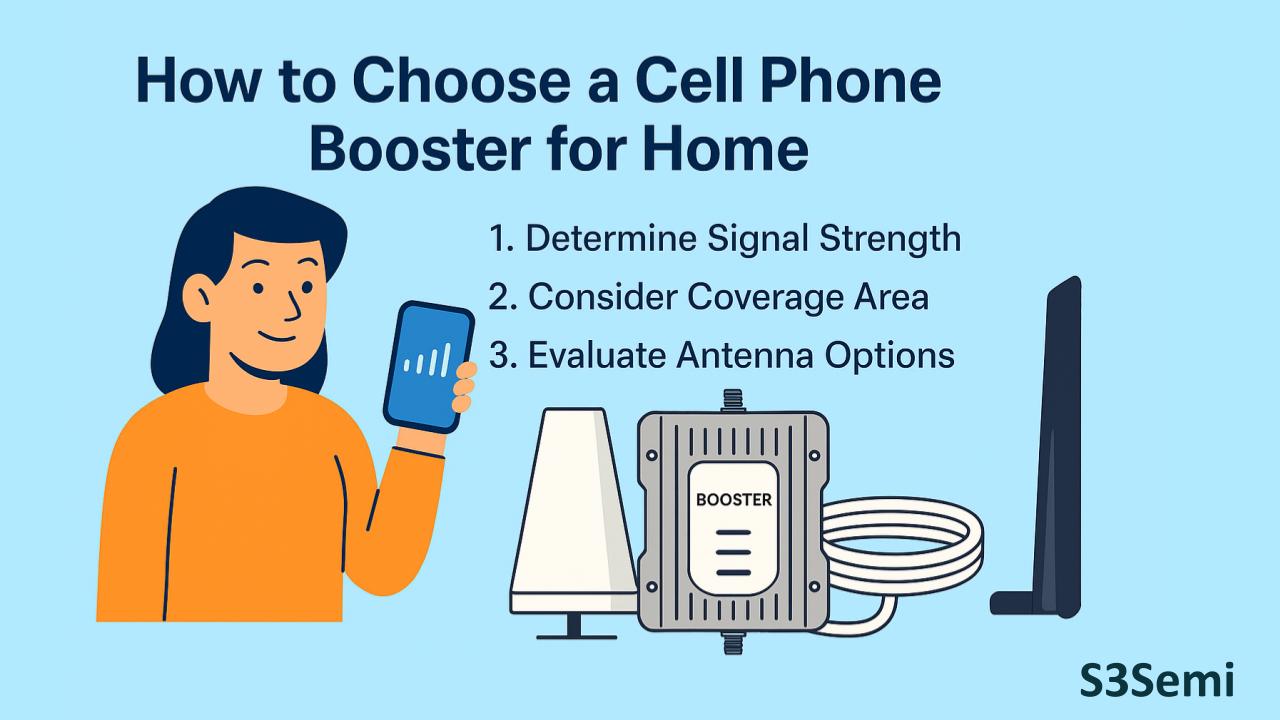 How to Choose a Cell Phone Booster for Your Home