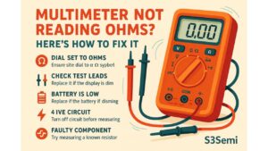 Multimeter Not Reading Resistance Ohms? Here's How to Fix It