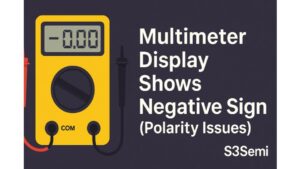 Multimeter Display Shows Negative Sign: Understanding Polarity Issues