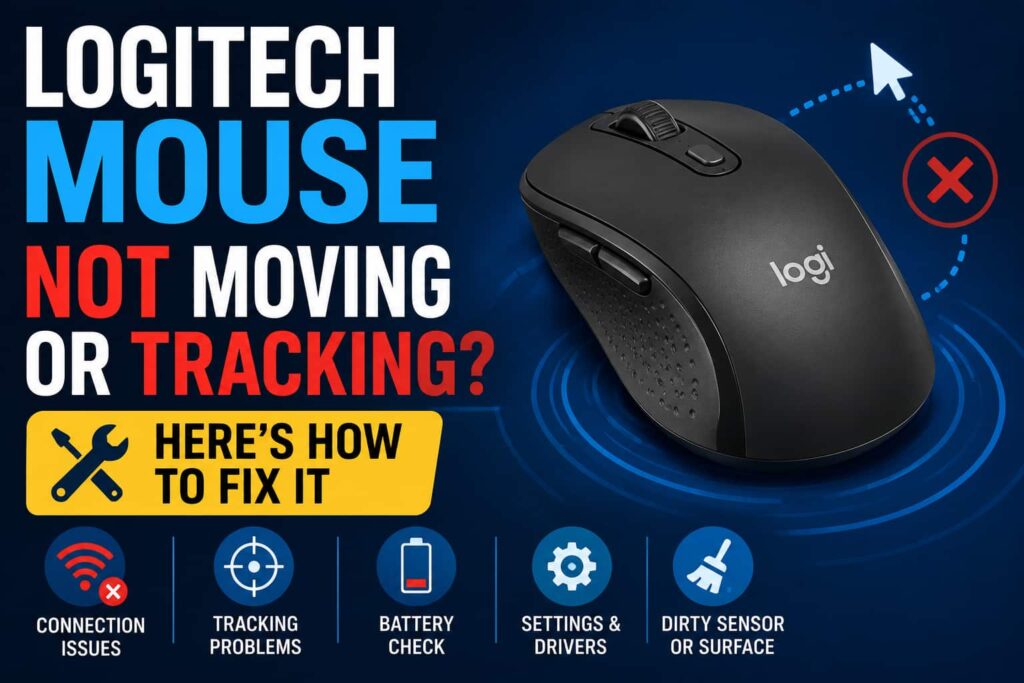 Logitech Mouse Not Moving or Tracking? Here's How to Fix It