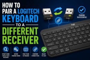 How to Pair a Logitech Keyboard to a Different Receiver