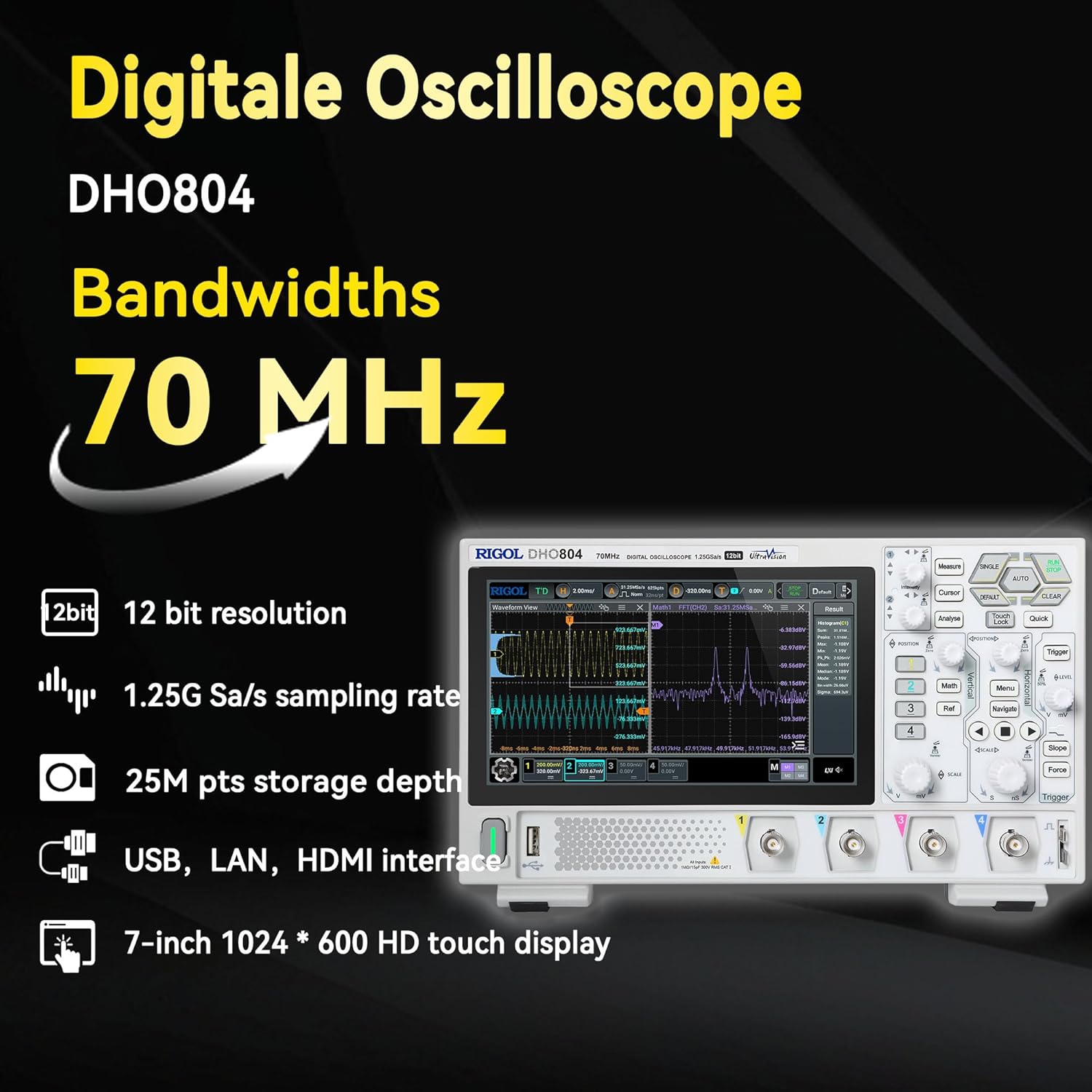 Siglent SDS804X vs Rigol DHO804 - A Deep Technical Comparison