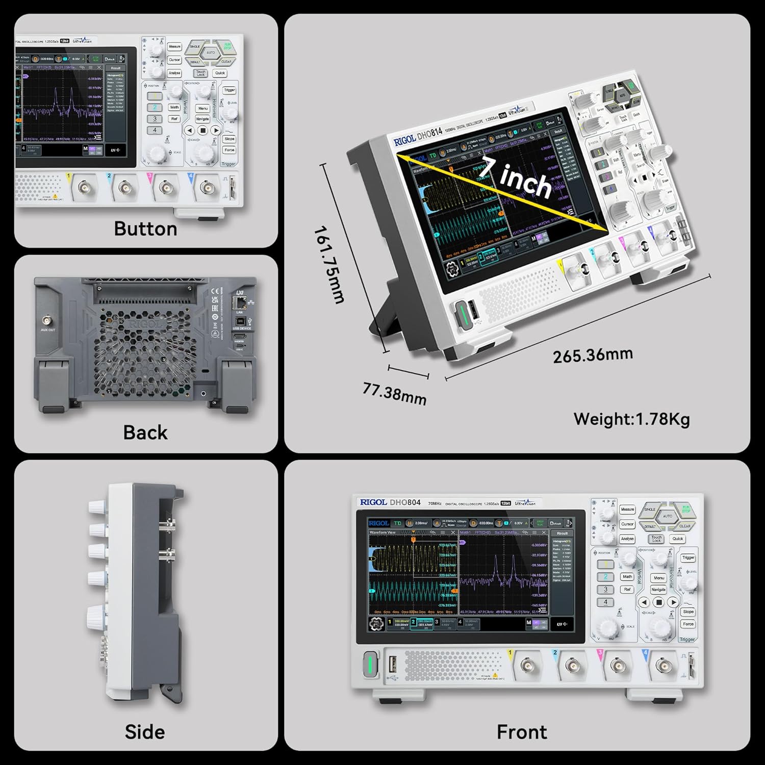 Siglent SDS804X vs Rigol DHO804 - A Deep Technical Comparison